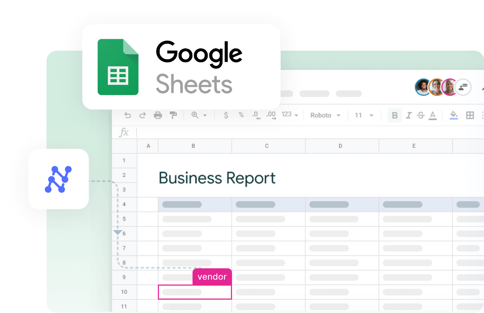 Data Export Integration For Google Sheets