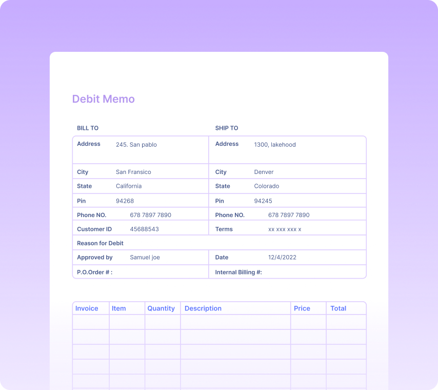 Debit Memo OCR & Automated Workflows