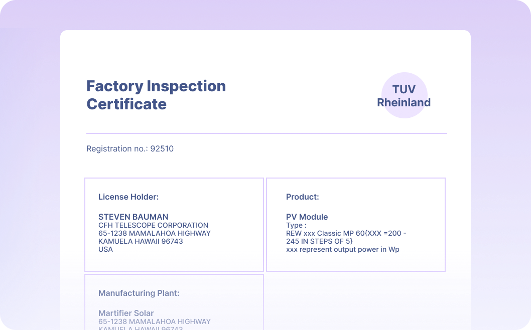 Inspection Certificate OCR & Automated Workflows