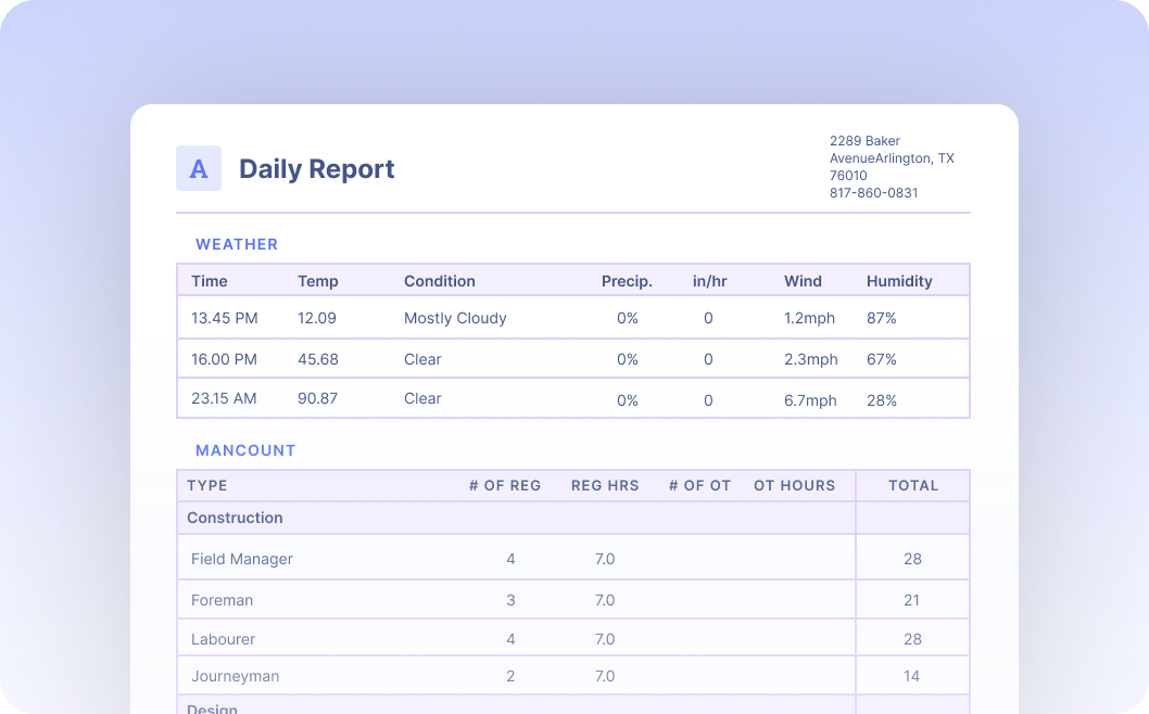 Daily Construction Report OCR & Automated Workflows
