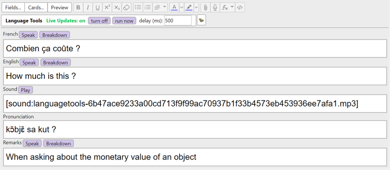 Anki: Configuring Note Types