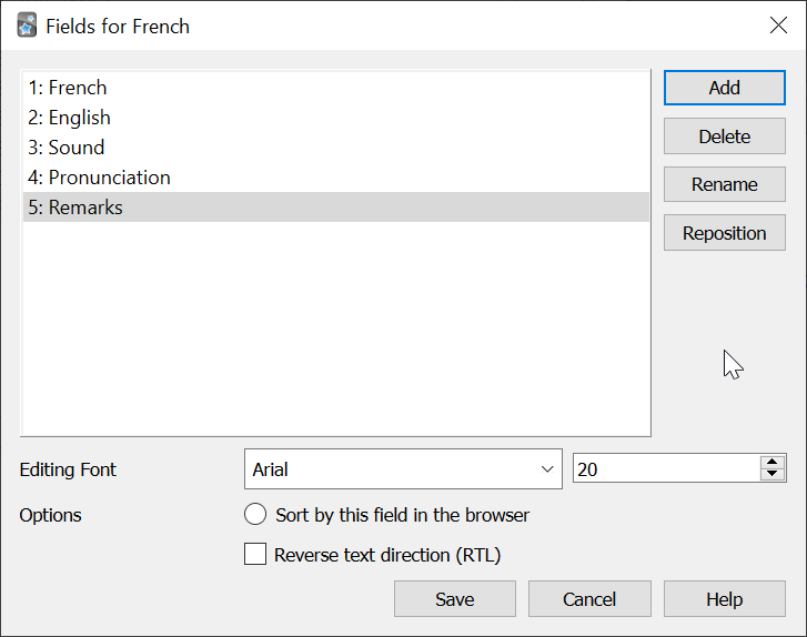 Anki: Configuring Note Types