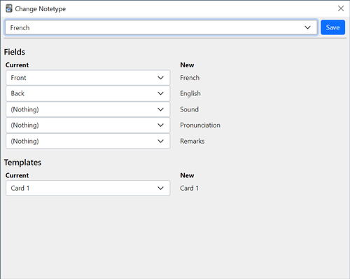Anki: Configuring Note Types