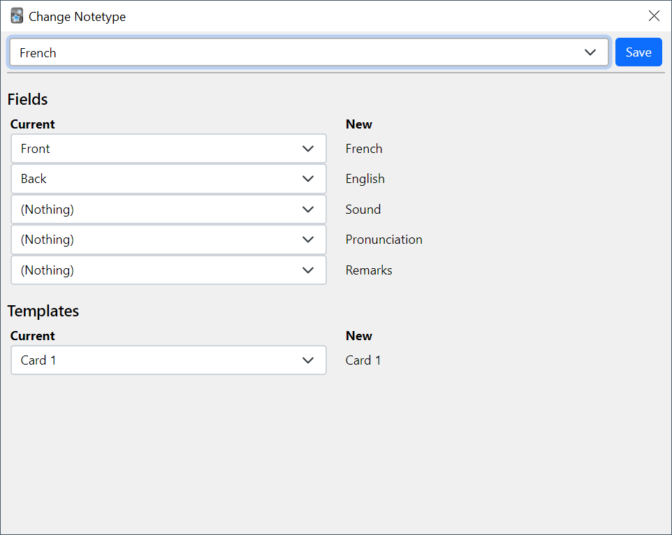 Anki: Configuring Note Types