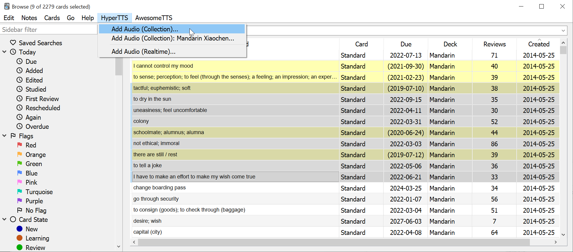 HyperTTS: Collection Audio