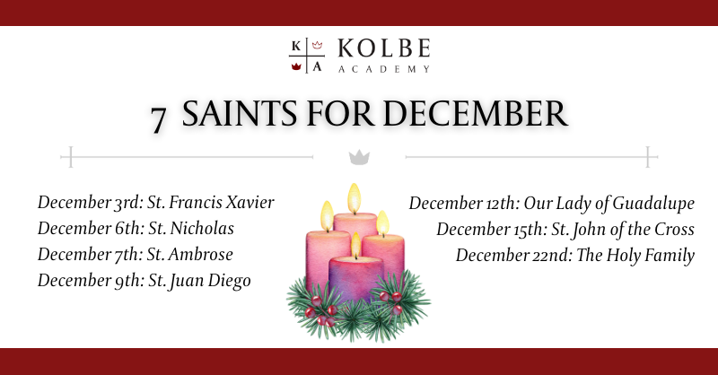 7 Feast Days to Celebrate this December!