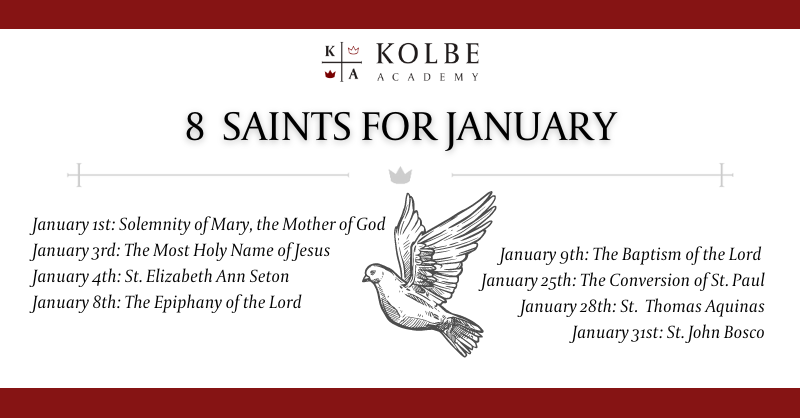 8 Feast Days to Celebrate this January!