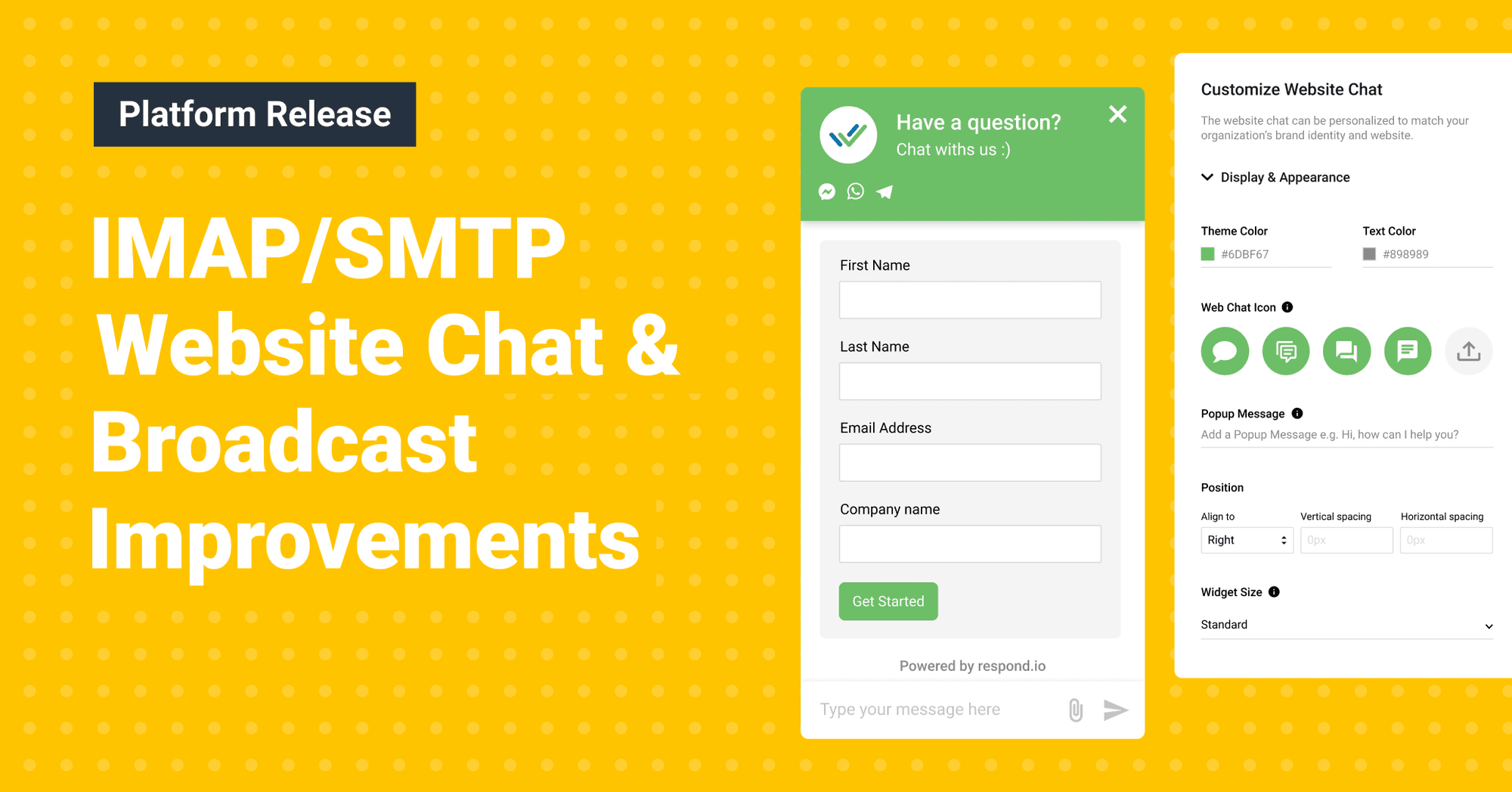 The August 2021 Release: IMAP/SMTP Integration, Website Chat ...
