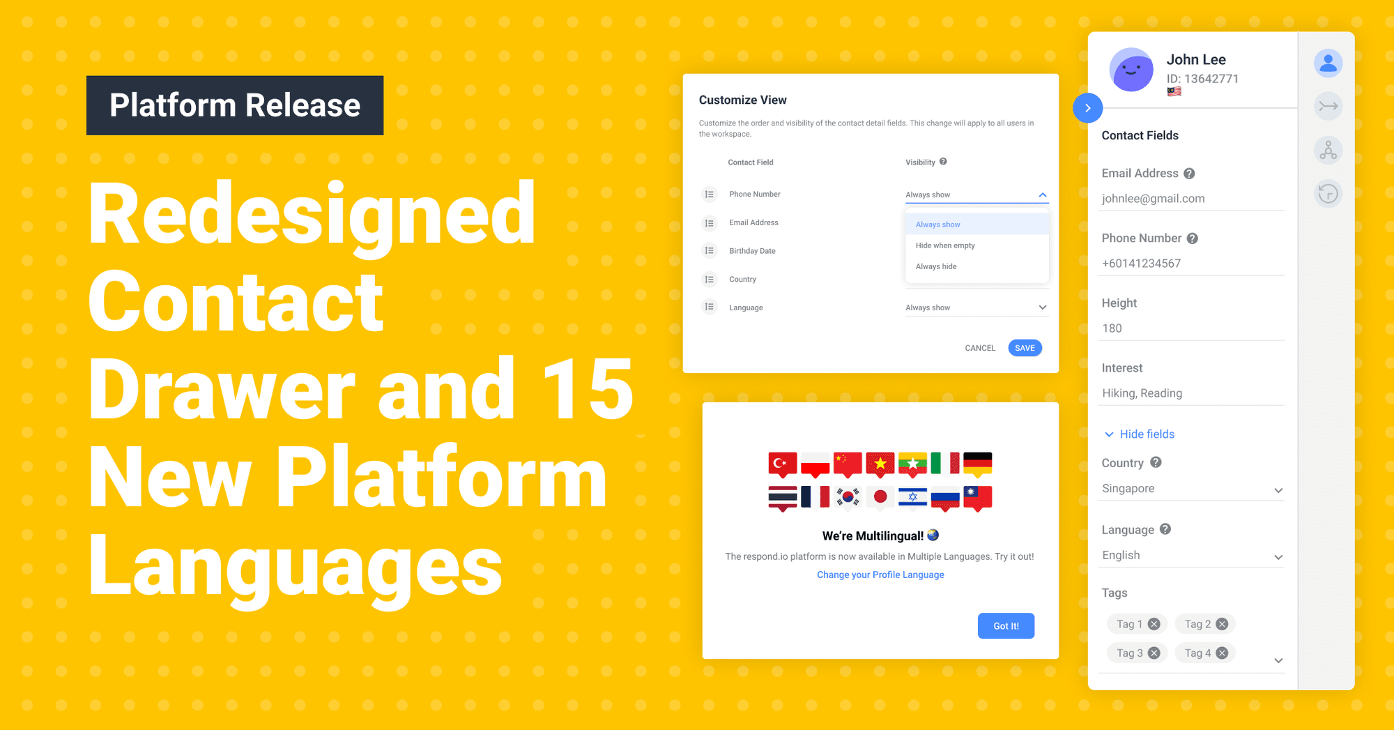 November 2022 Updates: Redesigned Contact Drawer and 15 New Platform ...