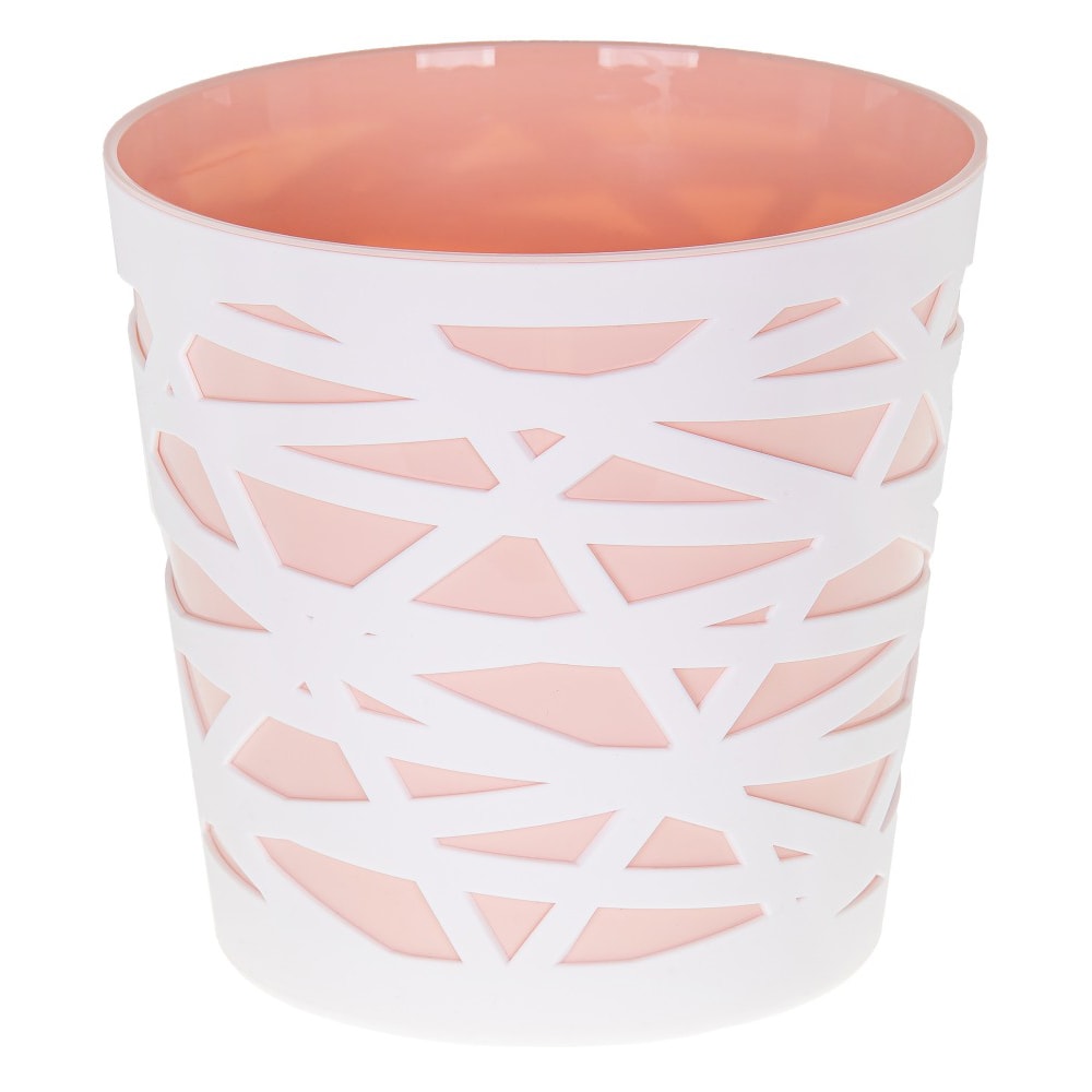 Peach Sophie indoor Plant pot without drainage holes