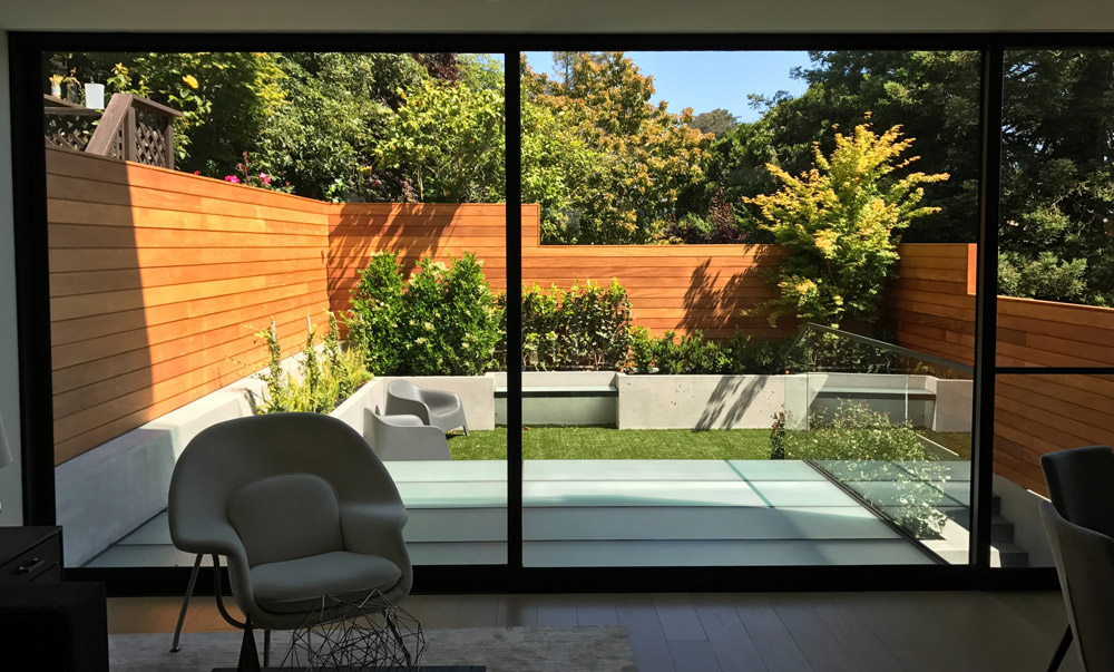 Walkable Glass Decking & Benches