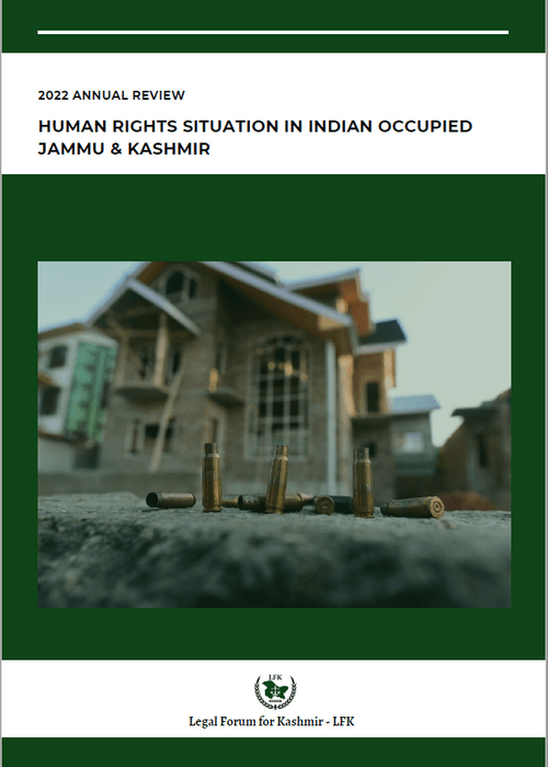 2022 Annual Review Human Rights Situation in Indian Occupied Jammu ...