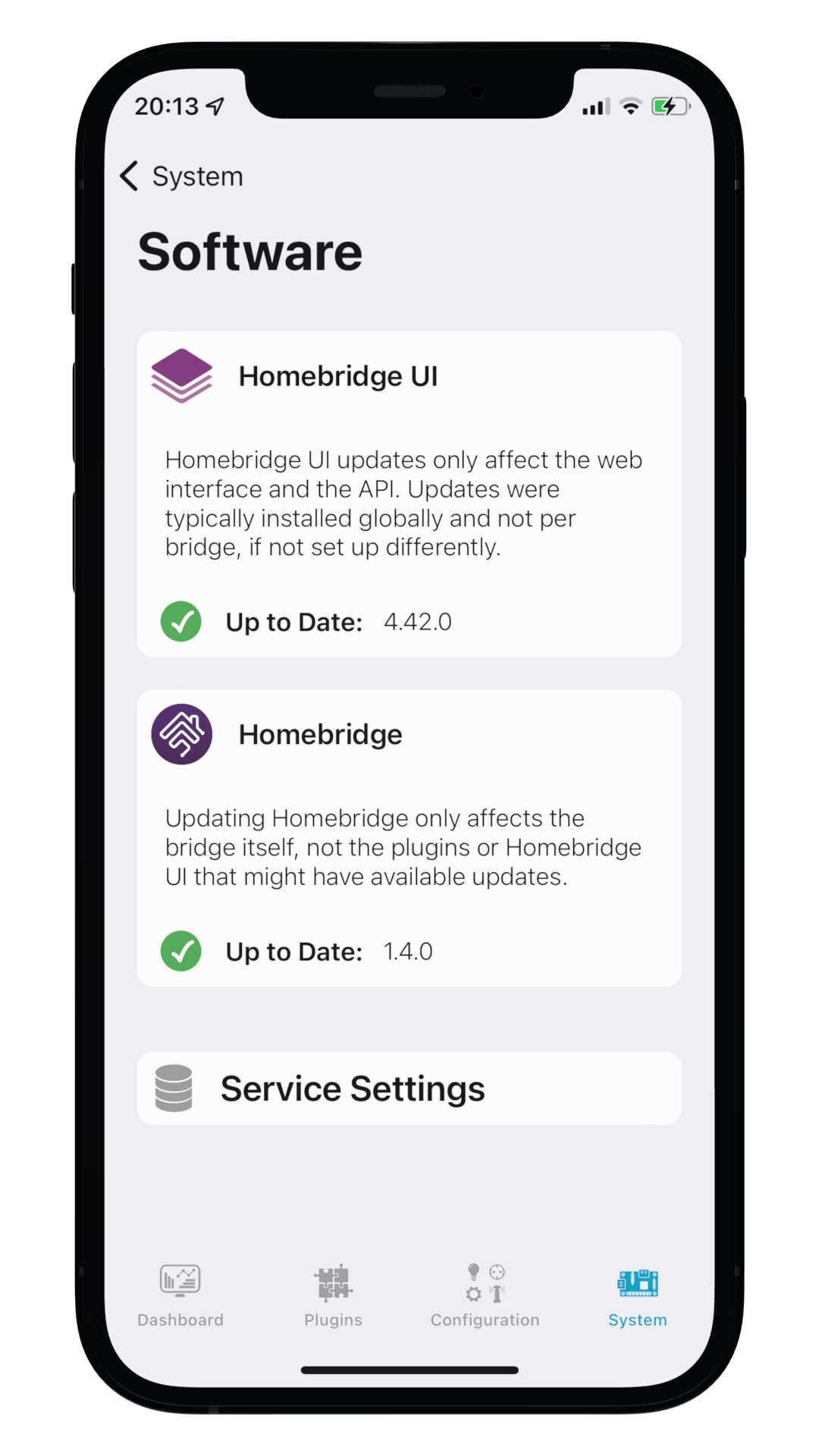 Homemanager - Homebridge & HOOBS Management