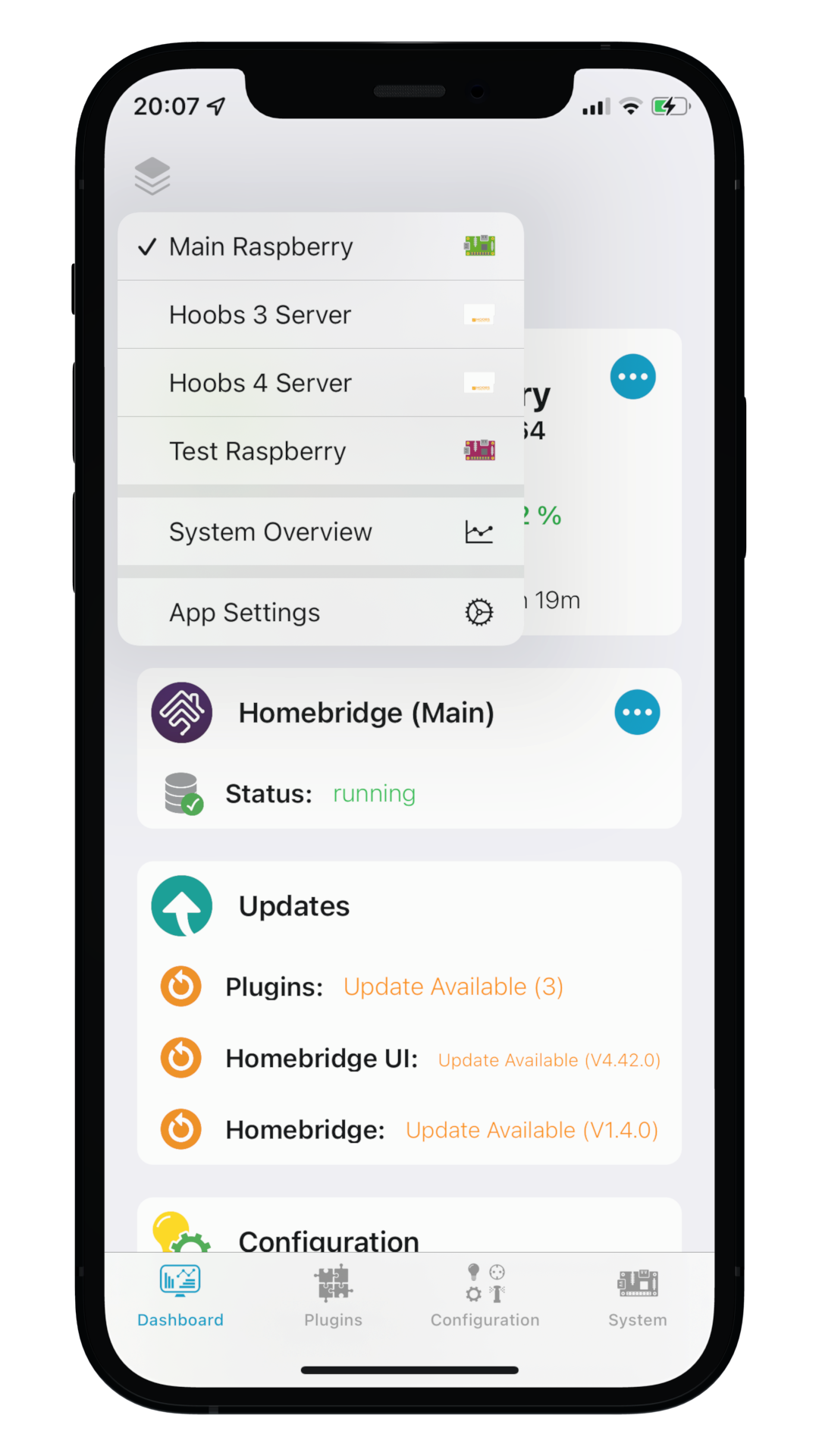 Homemanager - Homebridge & HOOBS Management