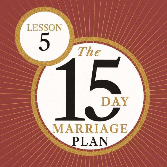 The 15 Day Marriage Plan From Love and Respect