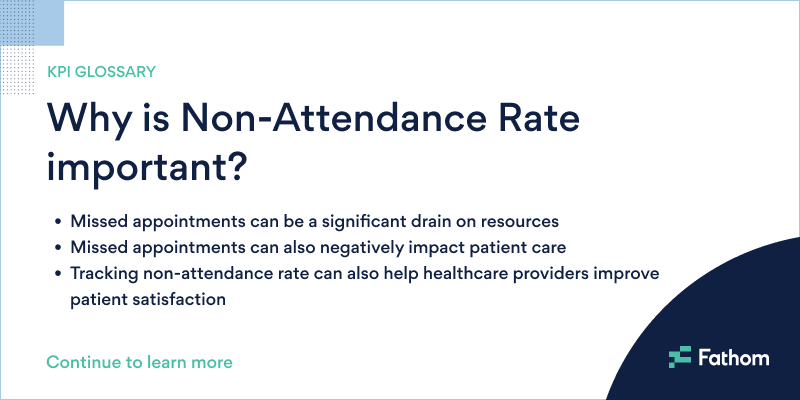 What is Non-Attendance Rate KPI? | Fathom