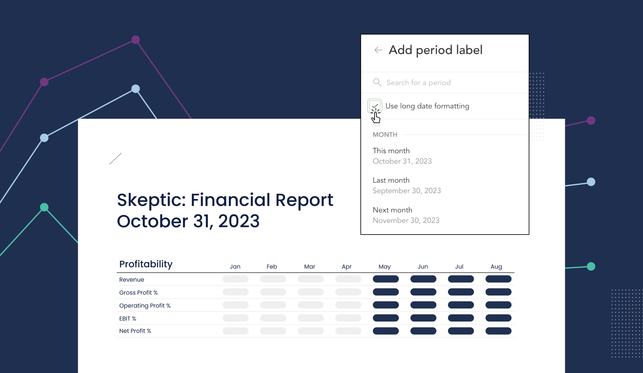 New: Custom titles for financial statements & more calendar YTD ...
