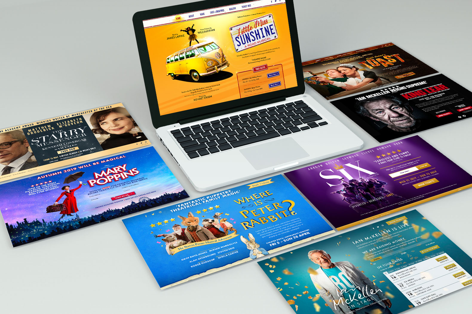 Visual design: Theatre & Entertainment Websites