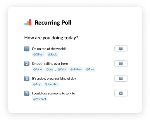 Simple Poll for Slack