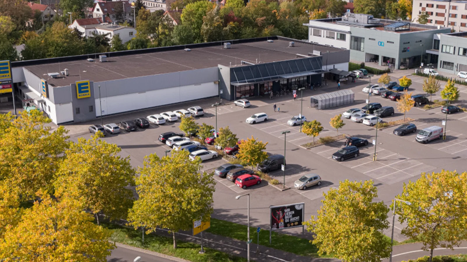 Digital parking system for Edeka store in Leipzig