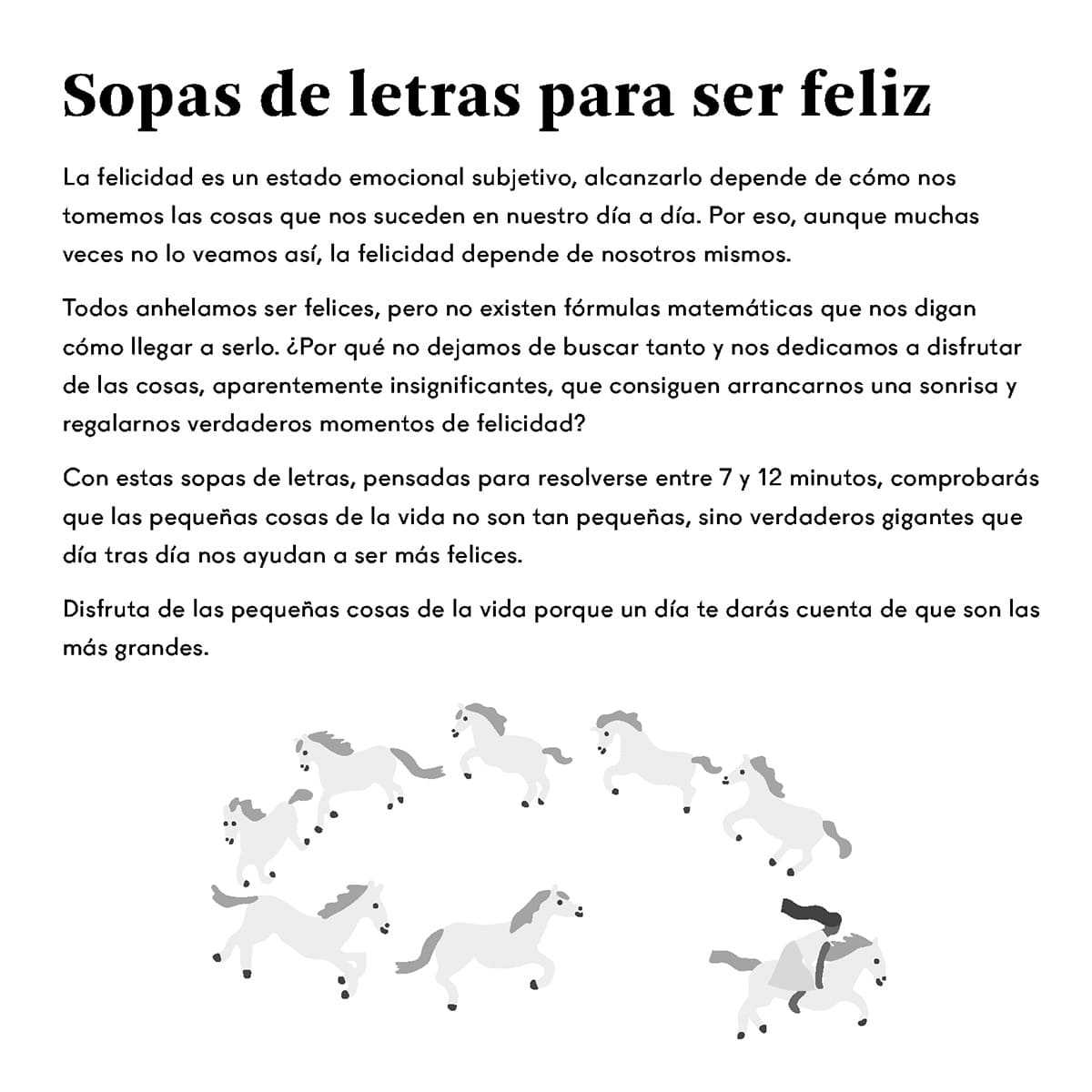 Sopas de letras para ser feliz | Editorial Alma