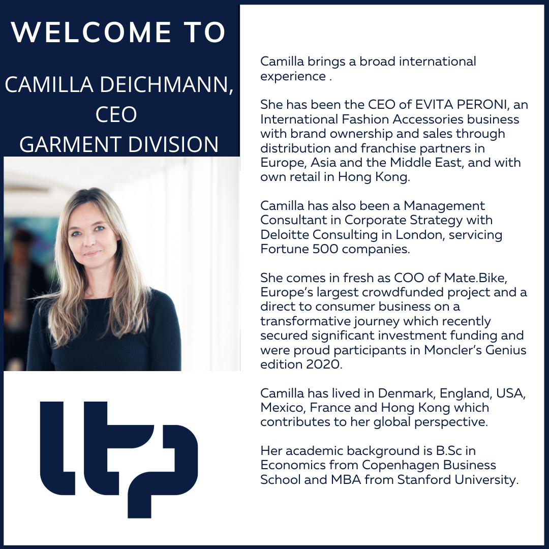 CEO Appointed for LTP Garment Division