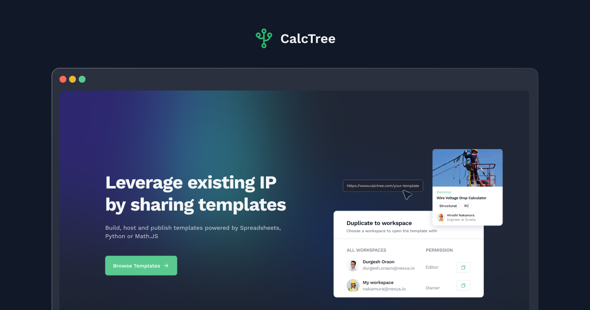CalcTree - Templates