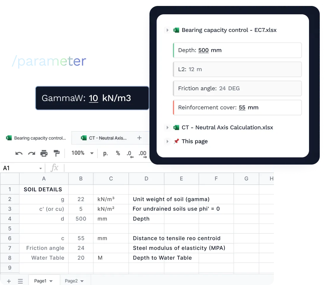 CalcTree - Parameters