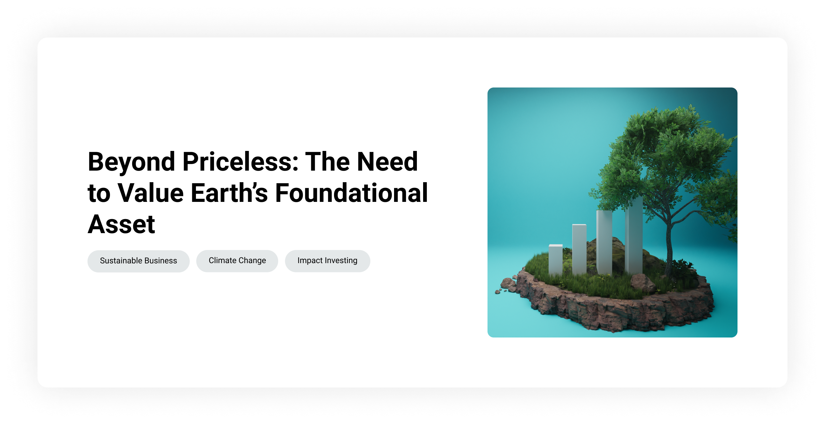 Nature as an Asset Class: Financing the Transition to a Regenerative ...