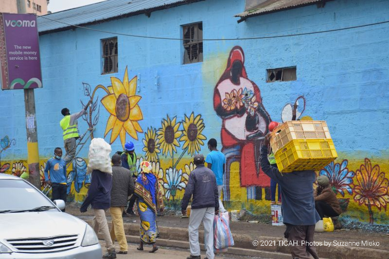 Muthurwa Mural on the Amazing Women of Muthurwa