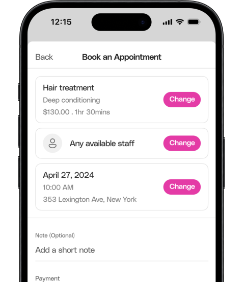 Mobile apps made to nail your bookings | Per Diem + Square Appointments