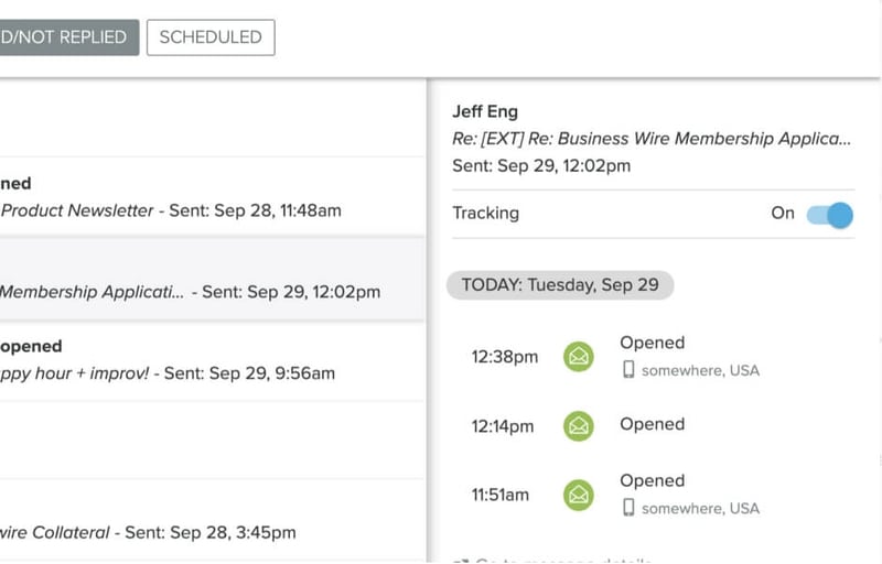 Gmail Email Tracking & Templates Extension | Yesware