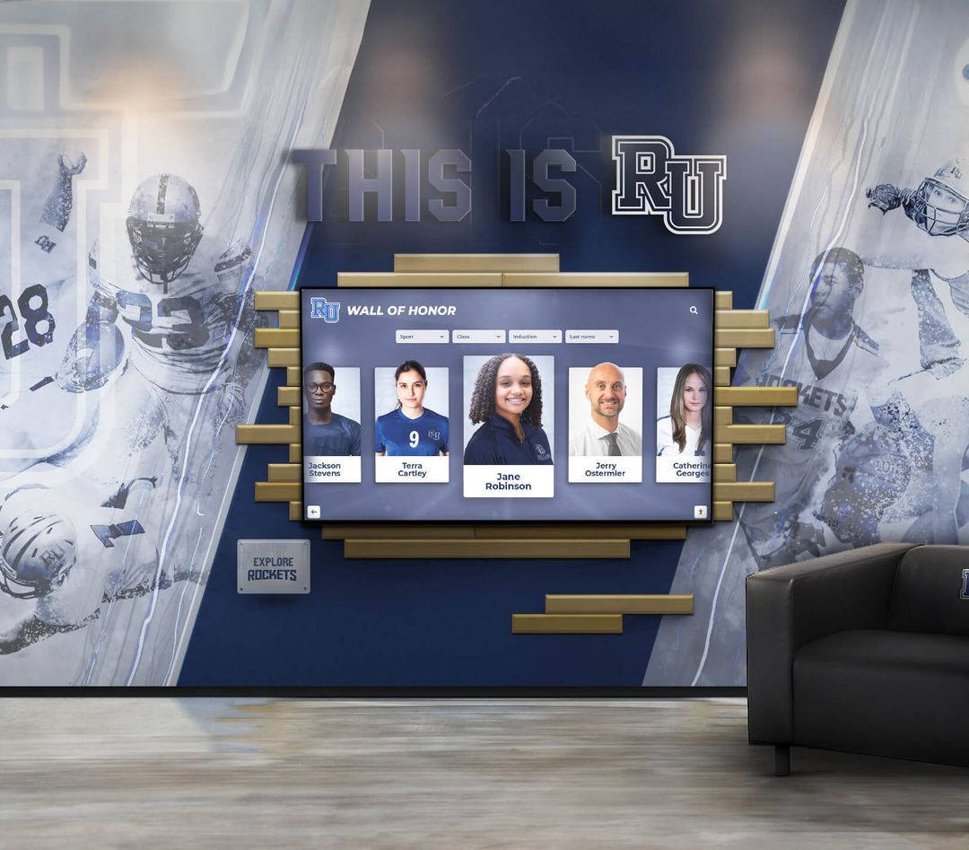 ROCKET - Touchscreen Digital Wall of Fame | Interactive Hall of Fame ...