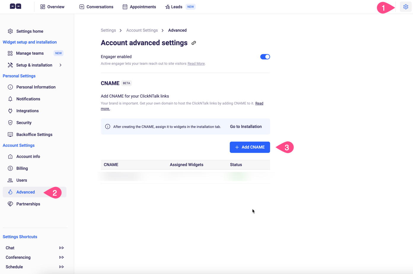 Consolto how-to: Use CNAME for your ClickNTalk page