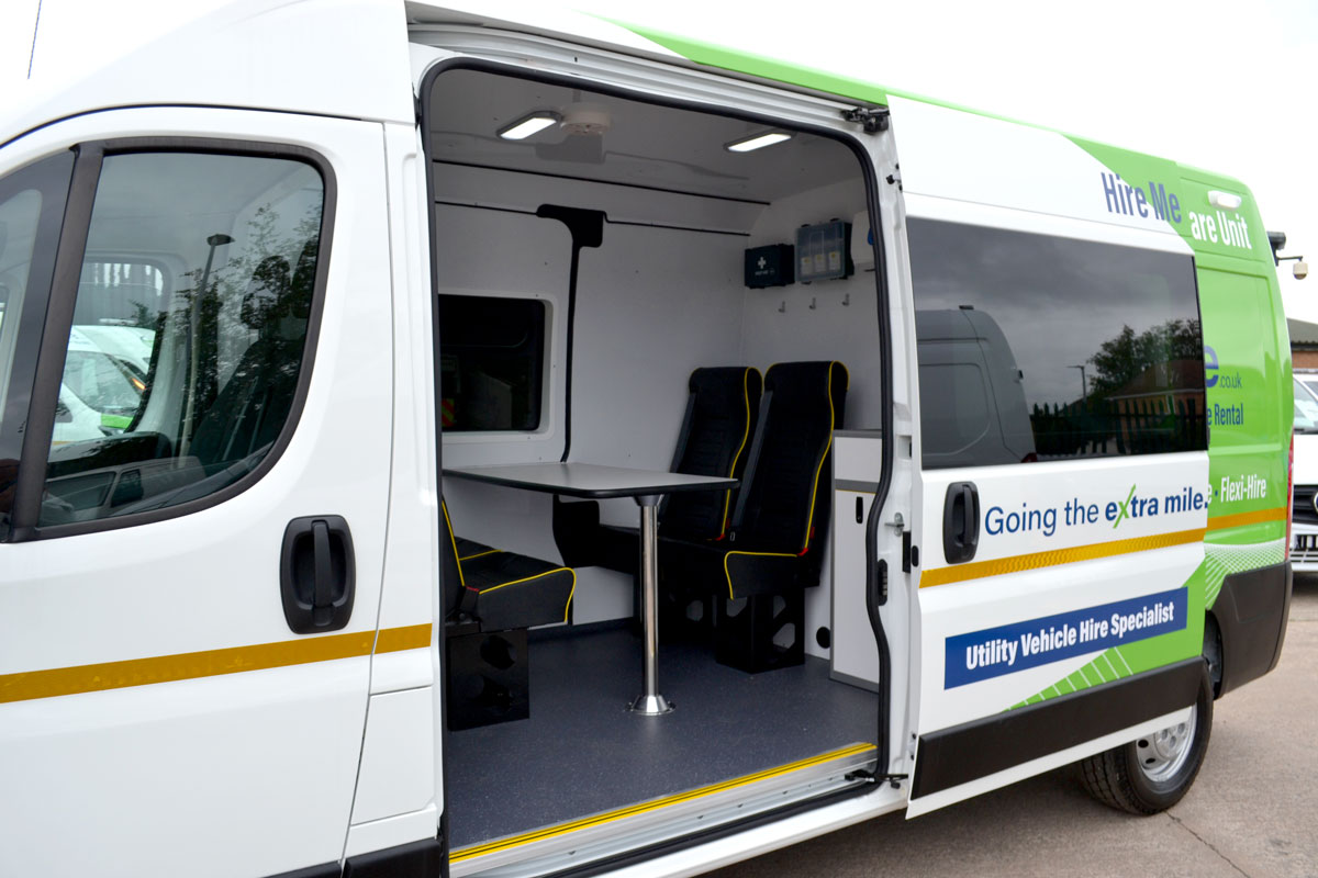 Welfare Van Hire | ECO Solar Welfare Van Rental - TCHire