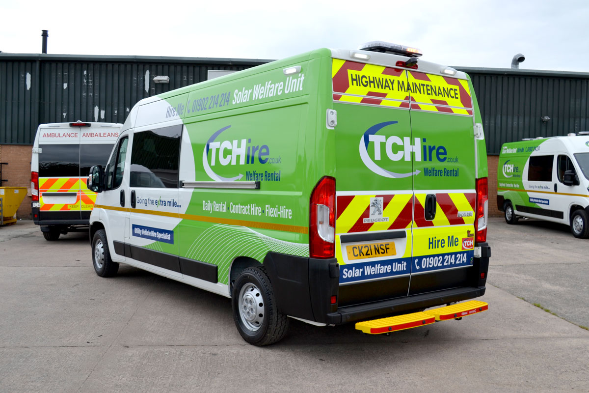 Welfare Van Hire | ECO Solar Welfare Van Rental - TCHire