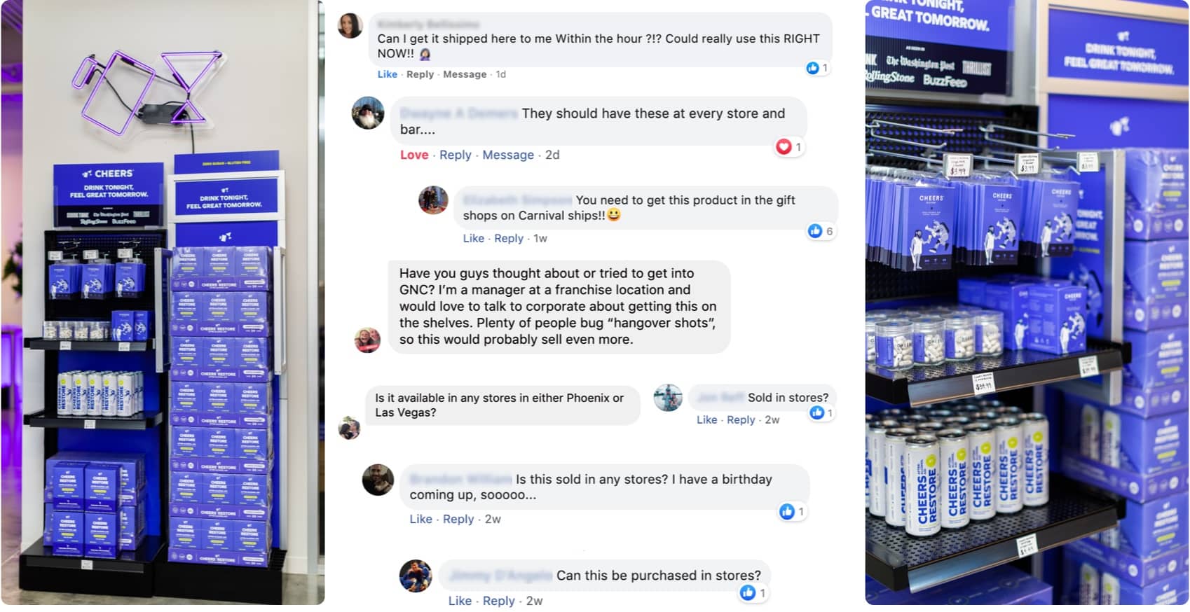 New Product: Introducing a beverage form of Cheers Restore!