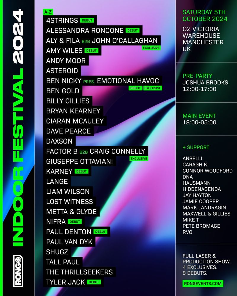 Rong: Trance Music Festivals & Events