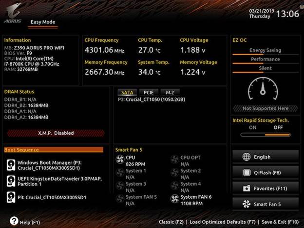 How do you enable XMP/DOCP?