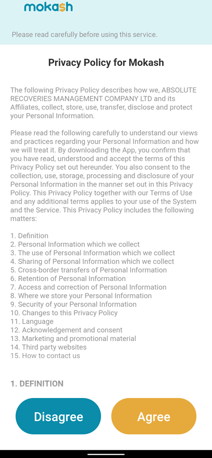 MoKash 's MoKash Loan - Product Details & How to Apply