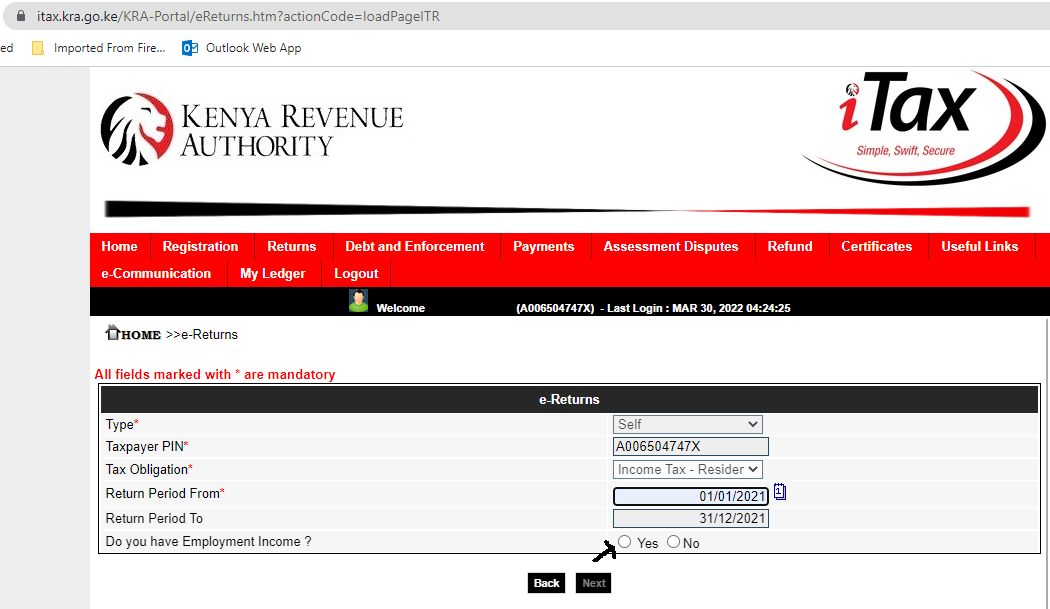 How to File KRA Tax Returns 2023 on iTax Portal