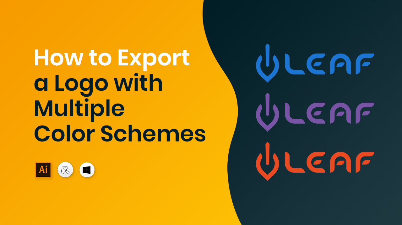 How to Export a Logo with Multiple Color Schemes | Logo Package