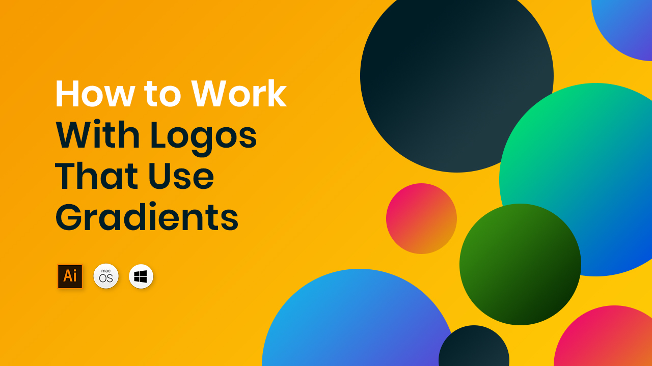 How to Work with Logos That Use Gradients | Logo Package