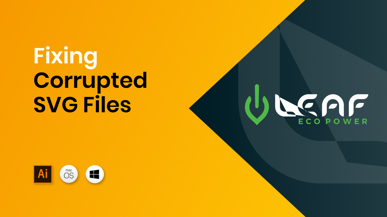 Fixing Corrupted and Distorted SVG Logo Files | Logo Package