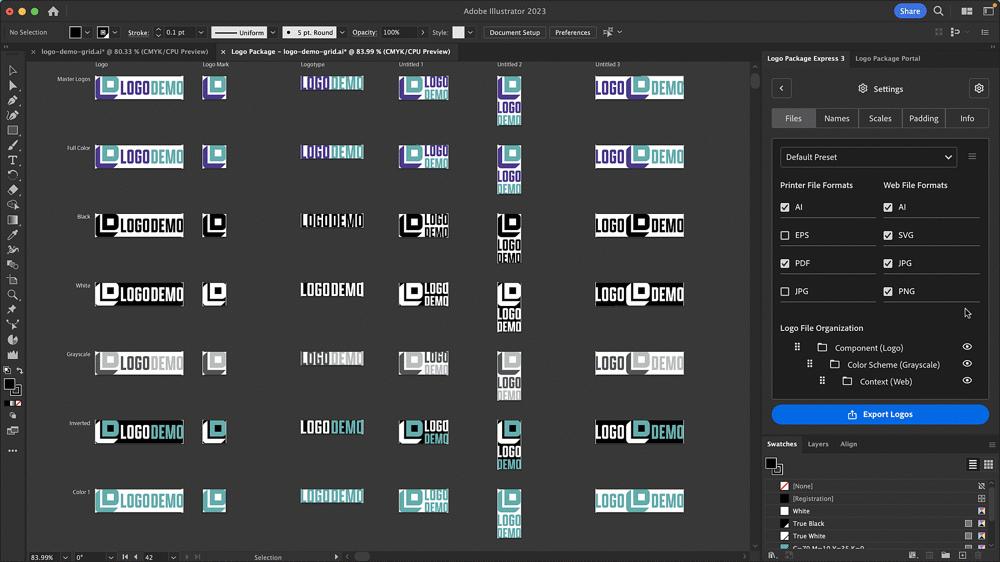 How to Make a Super-Professional Logo Package for Your Client in Under ...
