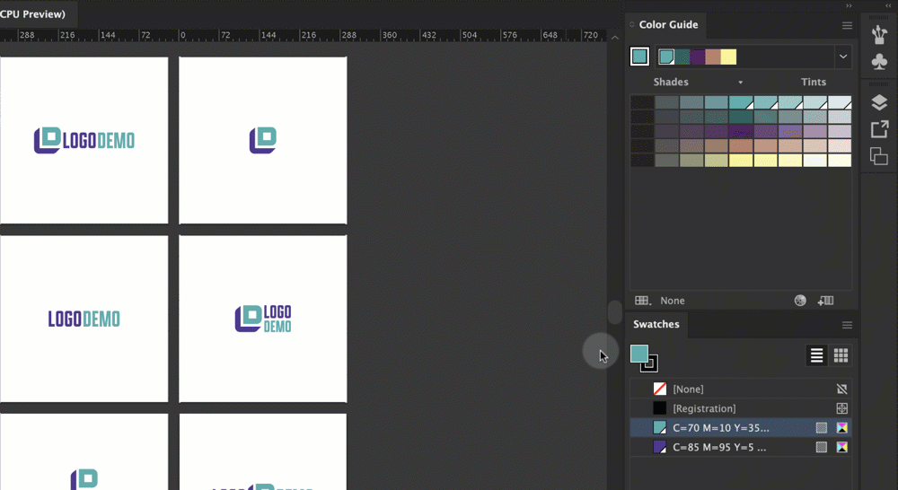 Finding Color Palette Inspiration Directly in Adobe Illustrator | Logo ...