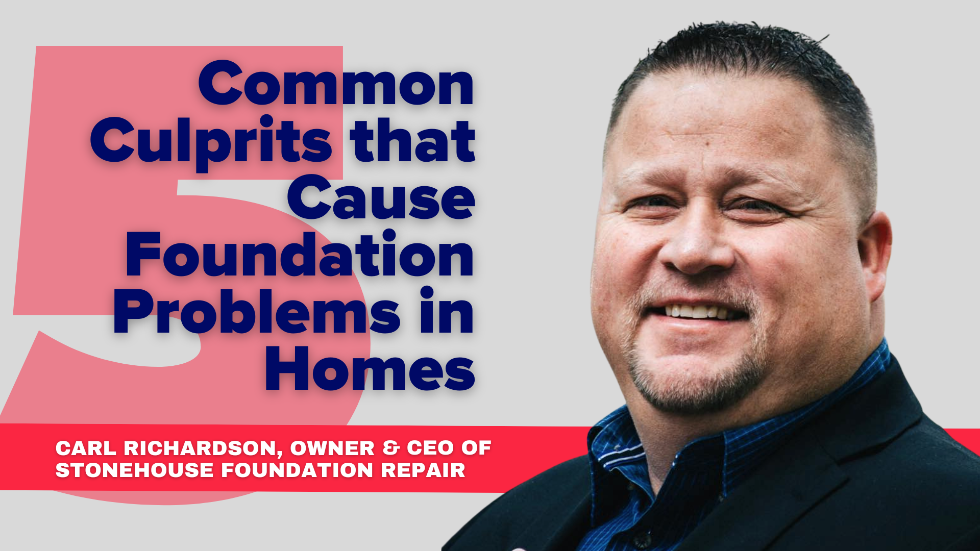 5 Common Culprits that Cause Foundation Problems in Homes