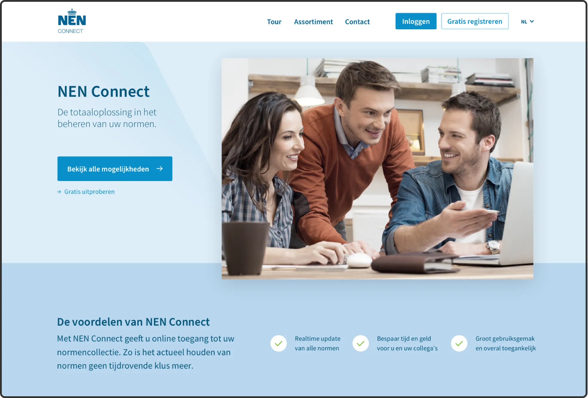 NEN Connect Klanten Portaal – Pixelpillow.nl