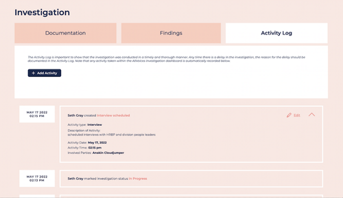 Investigations Management Tool | AllVoices