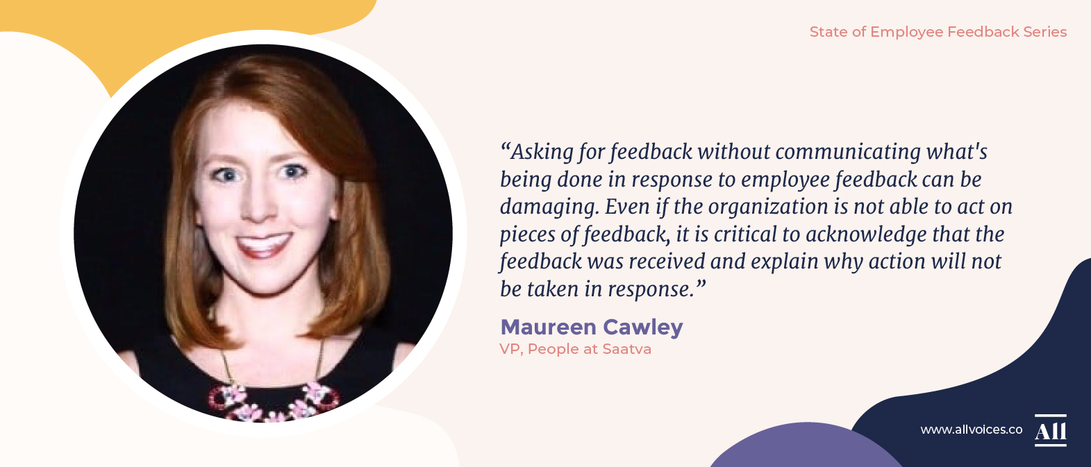 Maureen Cawley, VP, People at Saatva Talks Future of HR | AllVoices